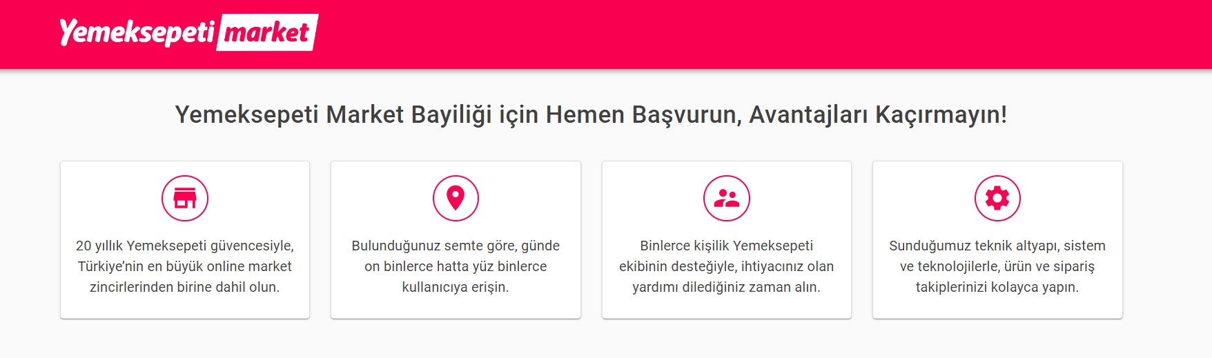 2023 Yemeksepeti Market Bayilik Şartları ve Ücreti! (YENİ)